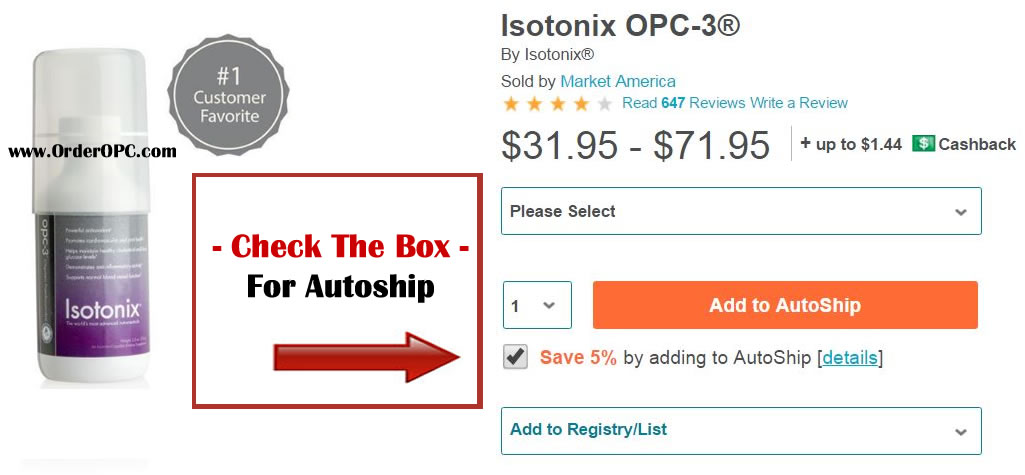 Save Money With Our AutoShip Program!